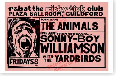 The Yardbirds And The Animals 1964 Ricky Tick Club Guildford Concert ...