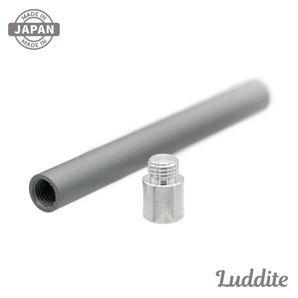 LUDDITE Aluminum Blast Finish Lead Case for Mechanical Pencil Gray Made ...