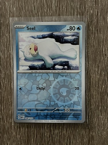 Pokemon 151 Seel 086/165 Reverse Holo. | eBay Australia