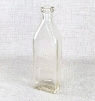 JAF & Co Coffee Extract Clear Glass Bottle Antique 1895-1930 IPG ...