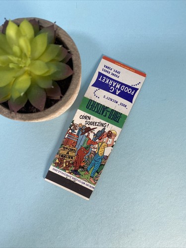 "RUSS" MEKLEY'S A.G. FOOD MARKET CORN SQUEEZINS SPRY, PA VINTAGE ...