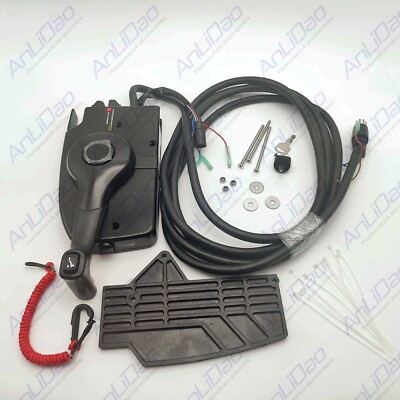 Mercury Side Mount Outboard Remote Control Box / Power Trim Tilt 8 Pin ...