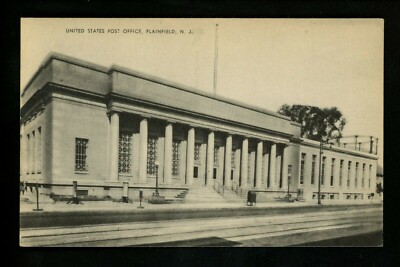 Post Office postcard New Jersey NJ Plainfield mailbox recruit signs ...