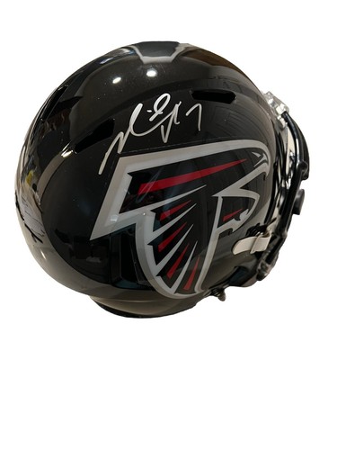 Michael Vick Signed Full Size Replica Atlanta Falcons Speed Helmet W ...