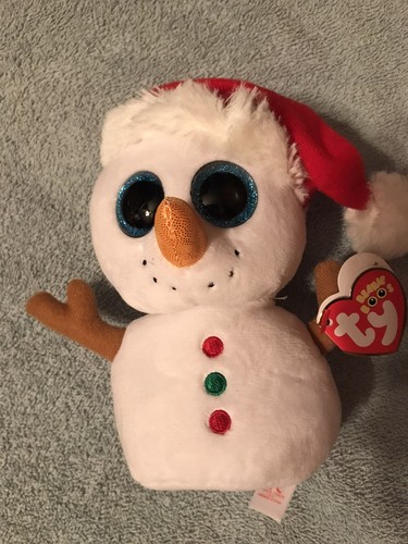NEW Ty Beanie Boos Scoop 6" Christmas Snowman | eBay