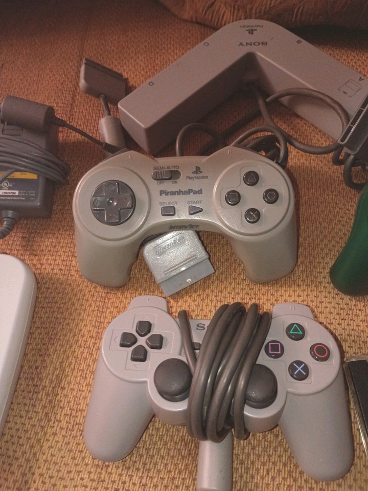 PSOne Console W/3 Controllers Multitap & 10 Games EX SHAPE PS1 PSX ...