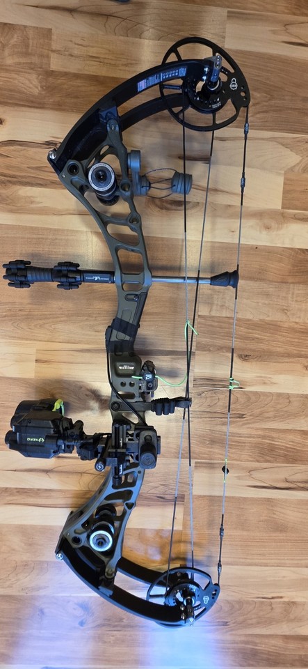 Bowtech Virtue bare bow only* OD green with black limbs | eBay