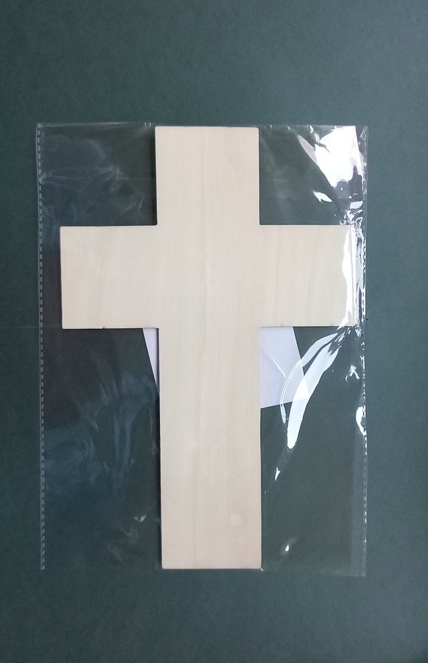 NEW CHRISTIAN / LATIN CROSS, 2D FLAT, (30x 20) cm, (12 x 8)" HOME ...