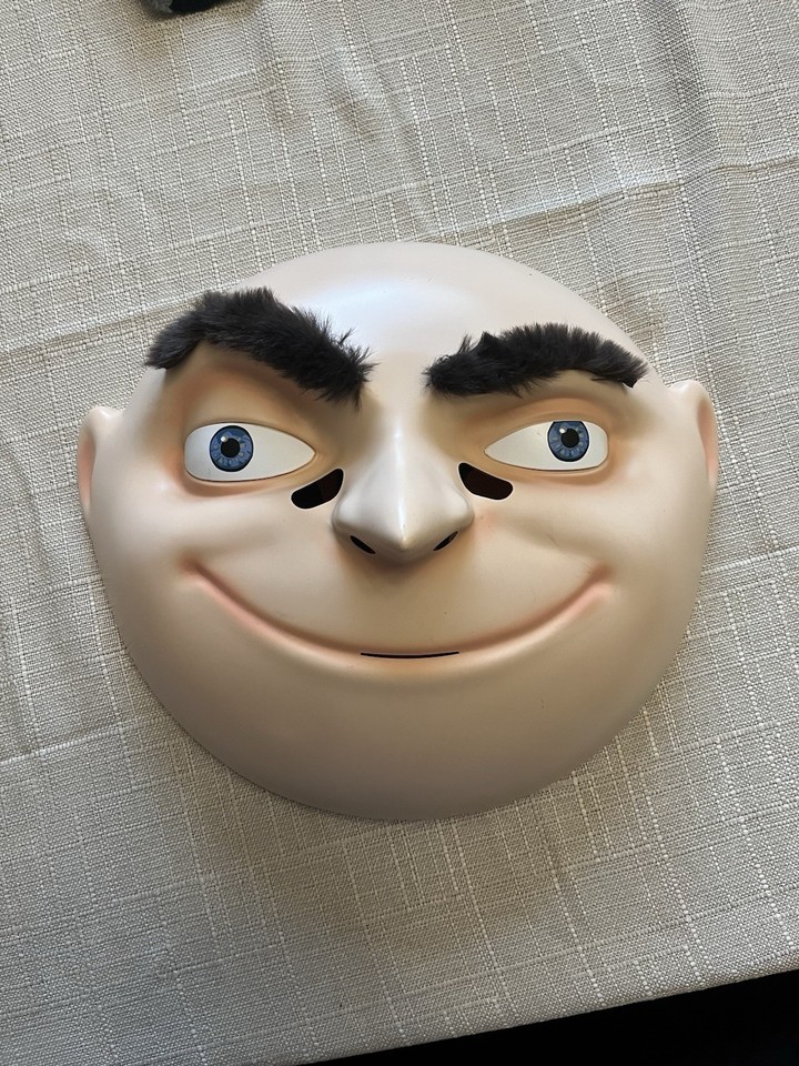 Gru Adult Halloween Costume, Mask & Scarf. Despicable Me/Minions ...