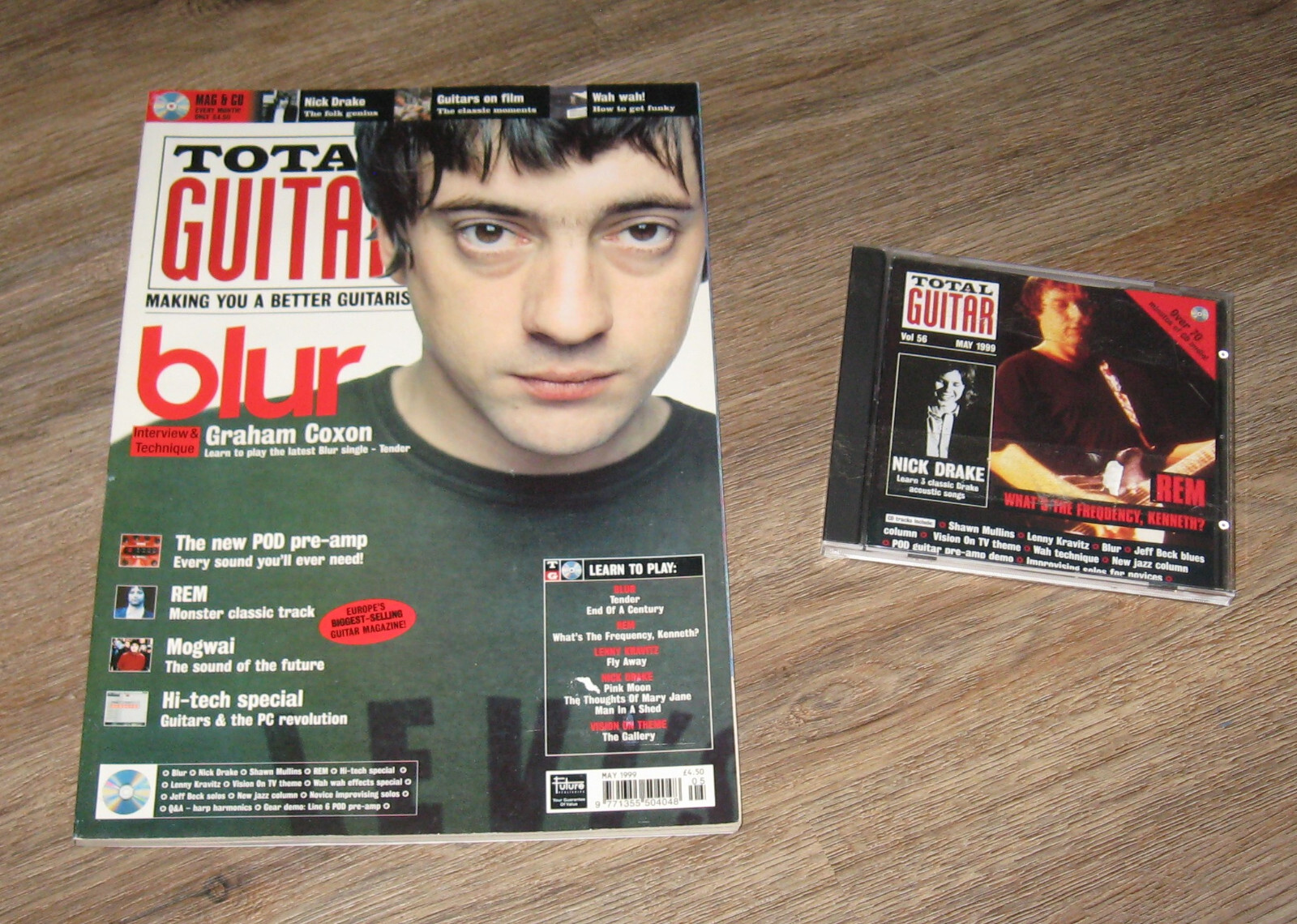 Total Guitar 1999 magazine BLUR Graham Coxon MOGWAI Barenaked Ladies ...