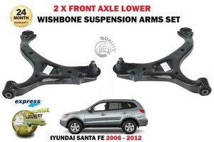 FOR HYUNDAI SANTA FE 2 CM 2006-2012 2X FRONT LOWER WISHBONE SUSPENSION ...