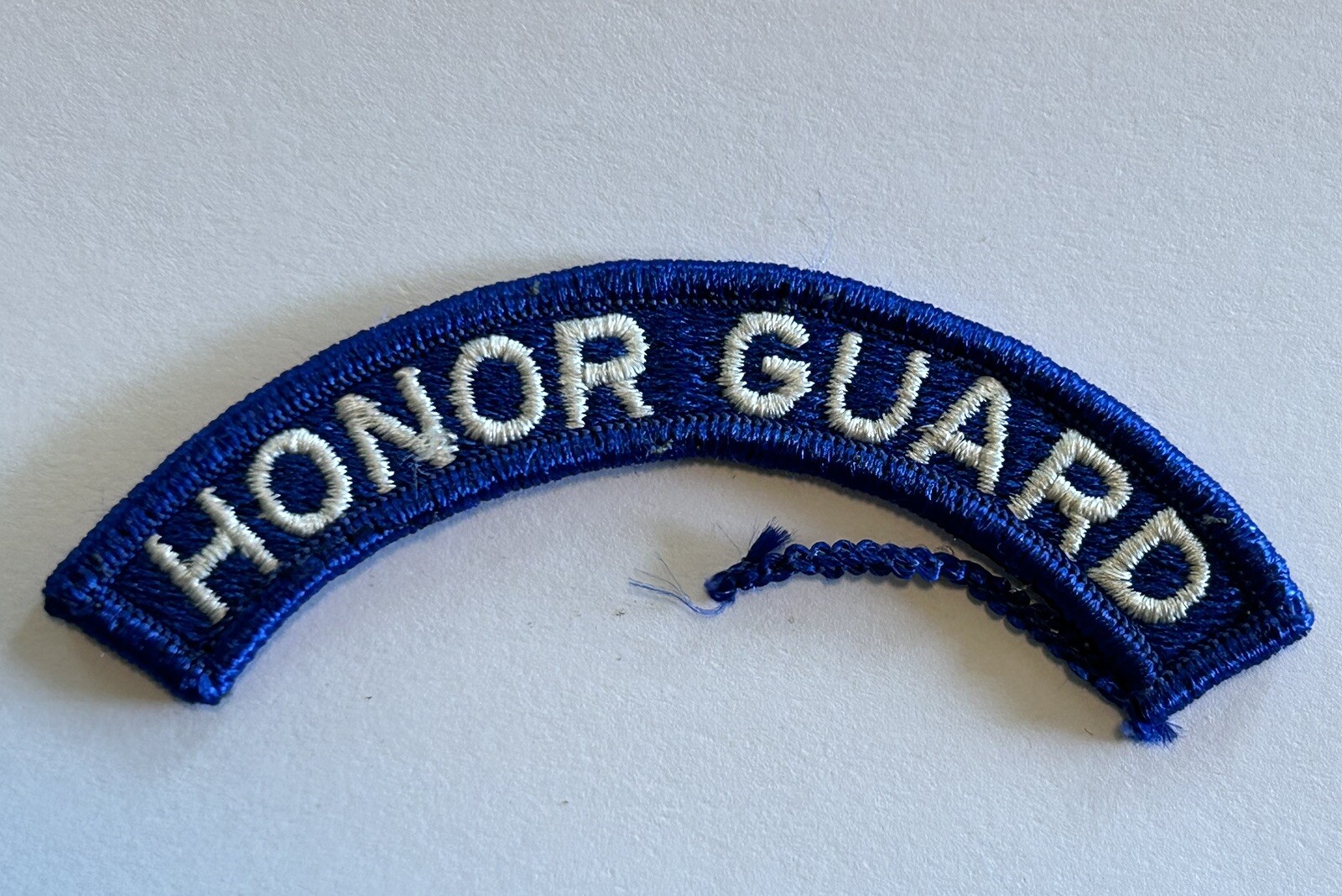 US Army 1980s-2000 Era Honor Guard Shoulder Tab Blue And White Patch | eBay