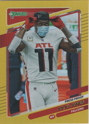 2021 Panini Donruss Julio Jones Gold Holo Press Proof | eBay