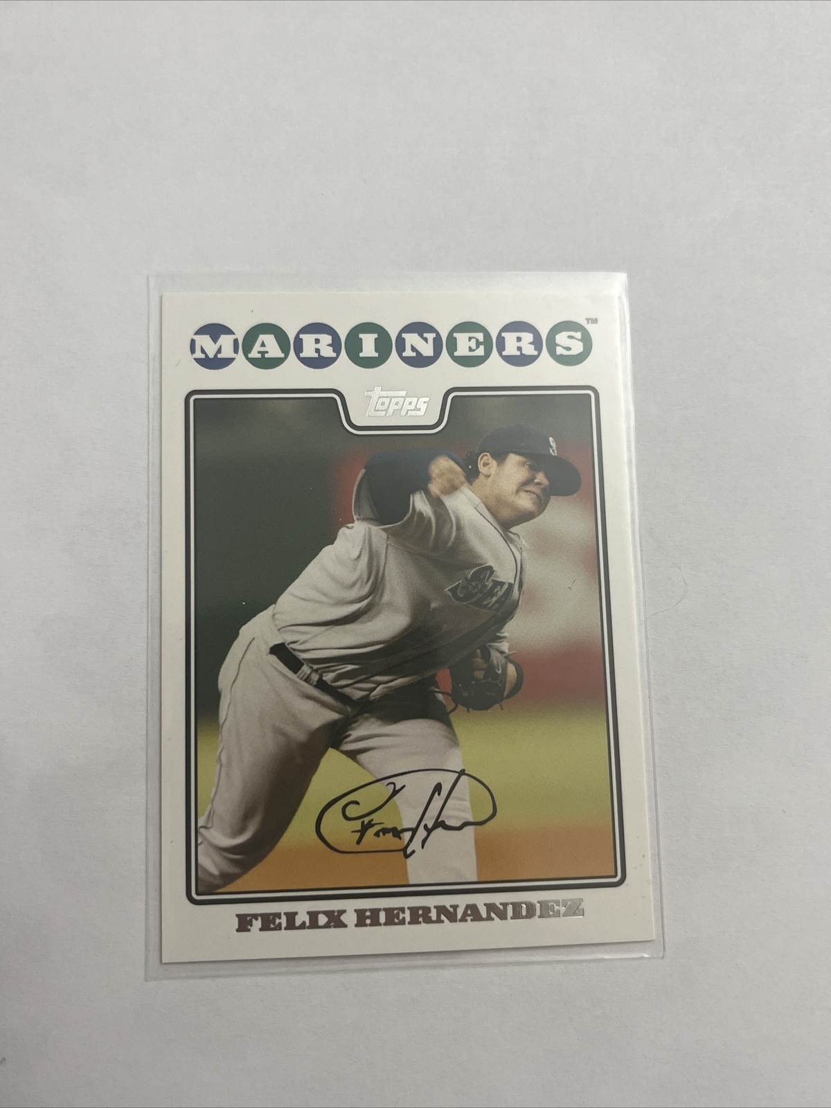 2008 Topps Baseball Felix Hernández Seattle Mariners #75 NM/M | eBay