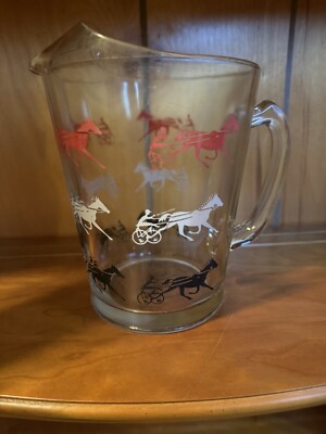 vintage Derby Glass Pitcher | eBay