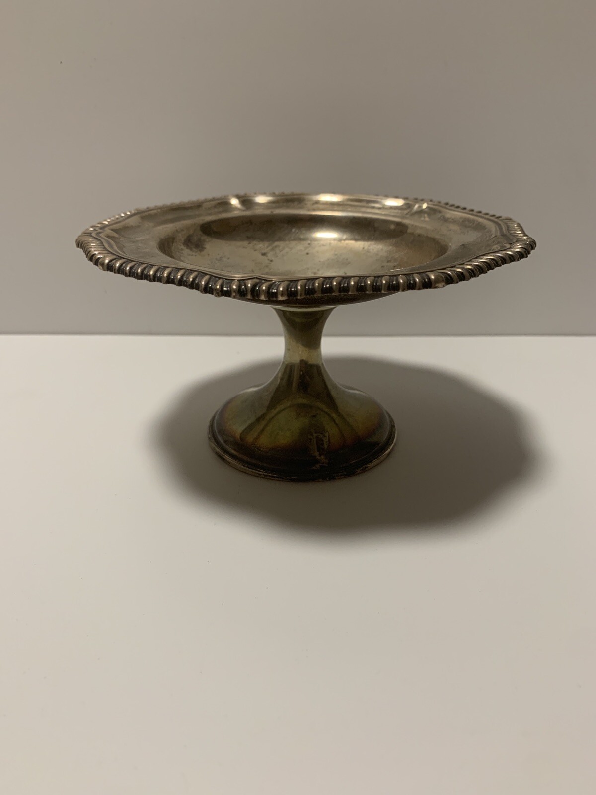 Gorham Sterling Silver Pedestal Compote Nut/ Candy Dish Bowl Cement ...
