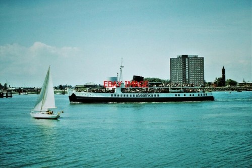 PHOTO SEALINK PORTSMOUTH HARBOUR - RYDE PIER (IOW) FERRY MV BRADING ...