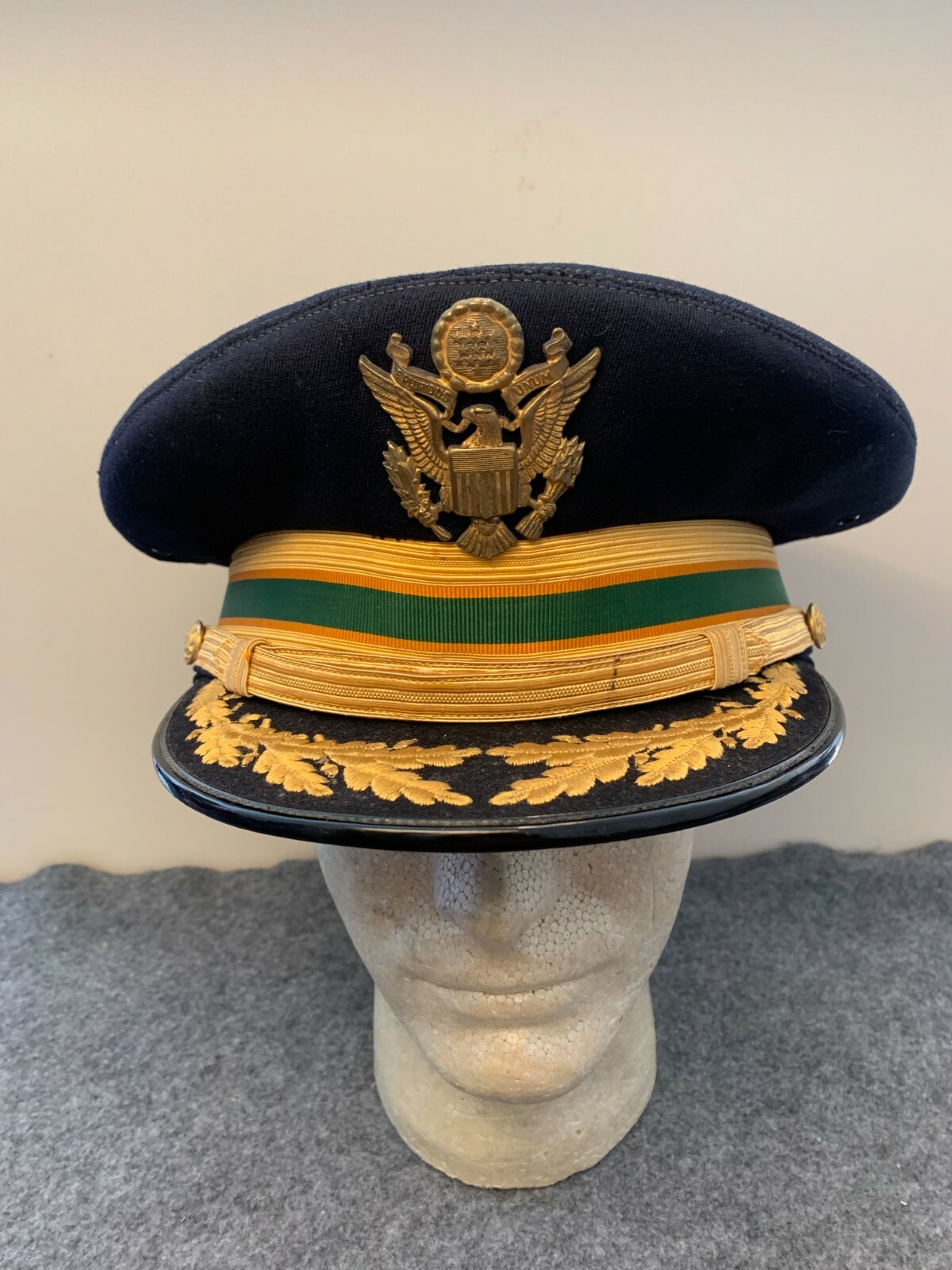 WWII US Army Service Cap For Field Grade Military Police Corps Officers ...