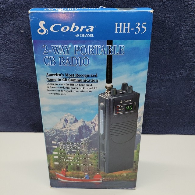 Cobra HH-35 Handheld 2-Way Portable Radio - Black for sale online | eBay