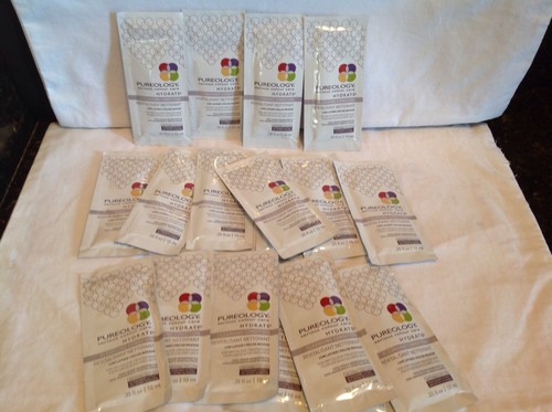 Pureology Hydrate Cleansing Conditioner 18 Sample Travel Packs .35 oz ...