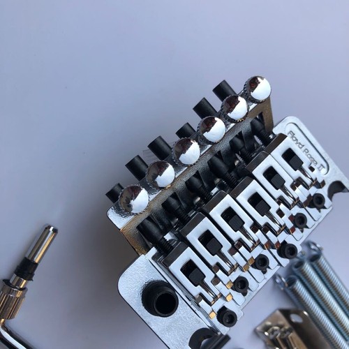 New Floyd Rose II Tremolo System Bridge Electric Guitar Chrome Made in ...