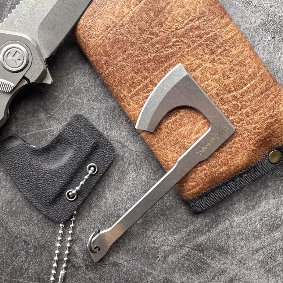 Mini Axe Hatchet Pocket Knife Camping Outdoor Hunting Tool Keychain EDC ...