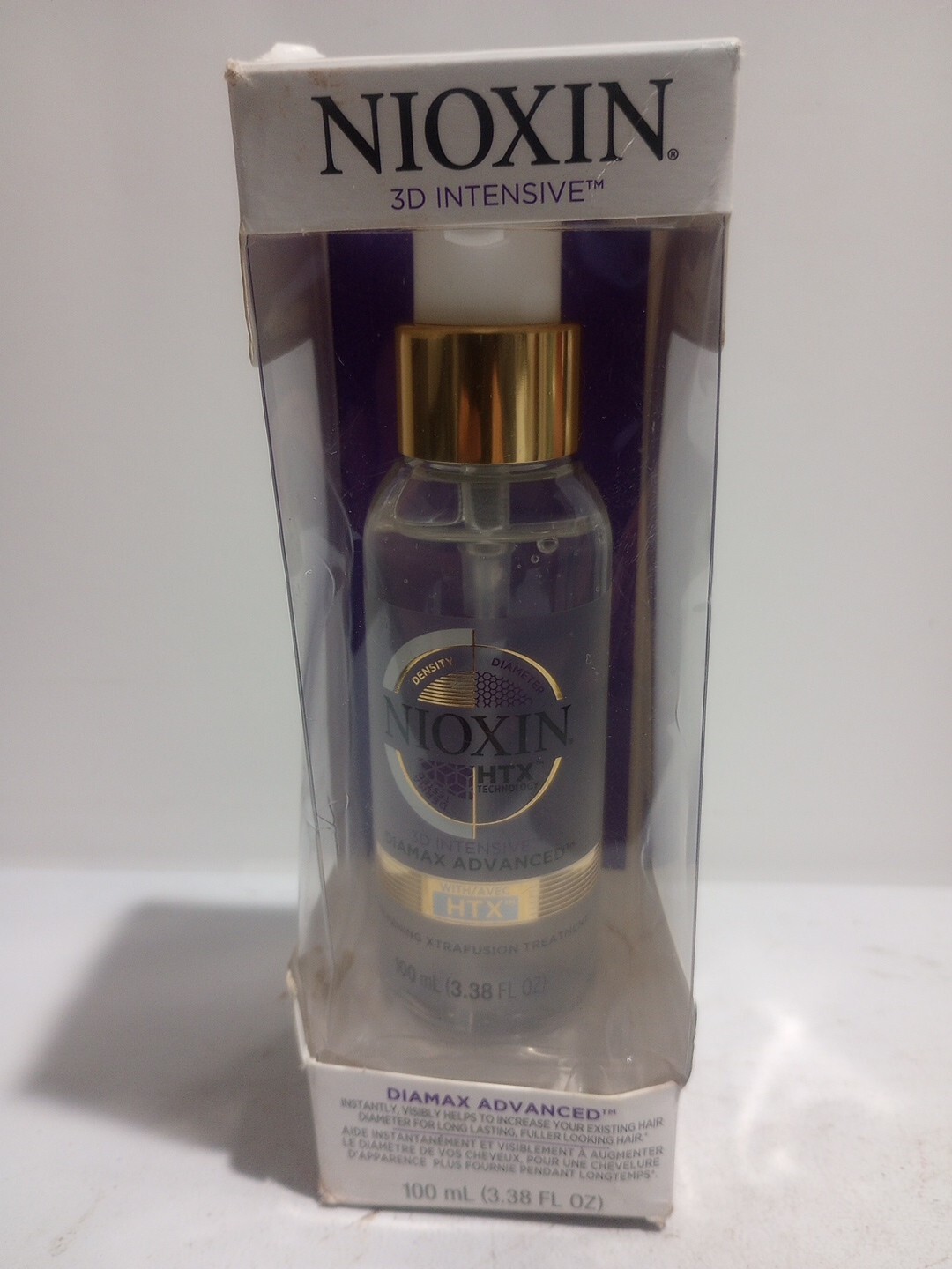 Nioxin 3D Intensive Diamax Advanced With HTX 3.38oz Production Date 1/ ...
