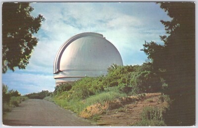 Palomar Observatory, Palomar Mountain CA, Hale Telescope Dome Chrome Postcard | eBay