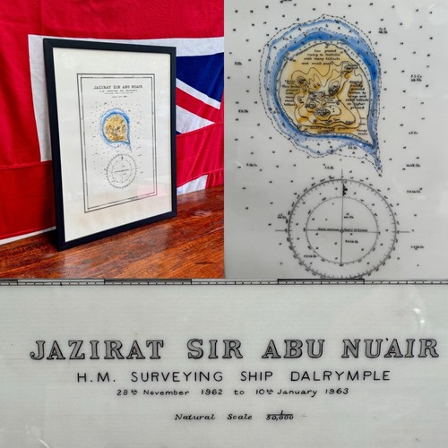 Superb Royal Navy Cartographer’s Map of the Persian Gulf (HMS Dalrymple ...