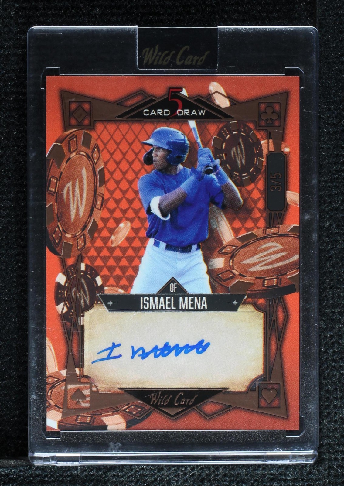 2023 Wild Card 5 Card Draw - Modern Ismael Mena #5CDM-27 Bronze Foil ...