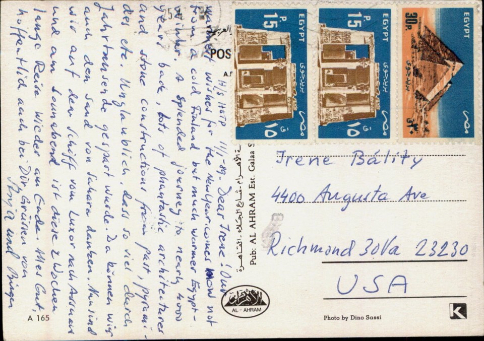 Aswan Egypt Komombo Edfu vintage postcard c433 | eBay