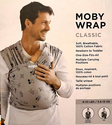MOBY WRAP Classic Disney Baby, Vintage Mickey & Friends Special Edition ...