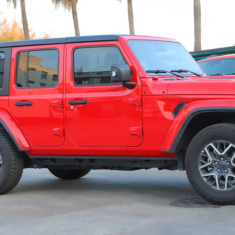 8Pcs Pinch Weld Cover Trail Armor Rocker Panel Guard for 18+ Jeep ...