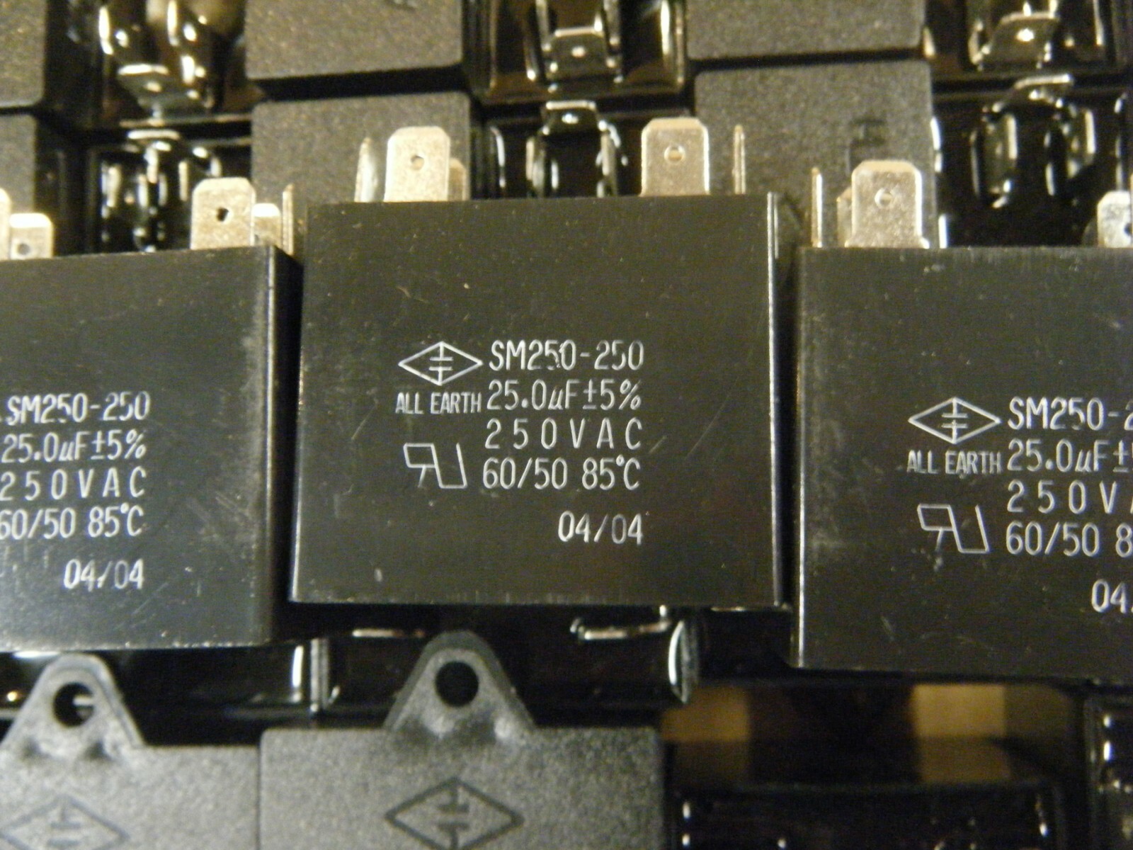 All-Earth SM250-250 Run Start Capacitor, 25.0µF, +/-5%, 250VAC 60/50 | eBay