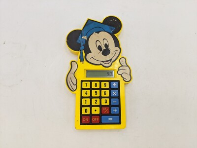 Radio Shack 23-582 Mickey Mouse Calculator Hong Kong Vintage Nostalgia ...