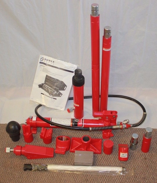 Sunex Tools 4910B (10 Ton Portable) Power Kit Hydraulic Jack for sale ...