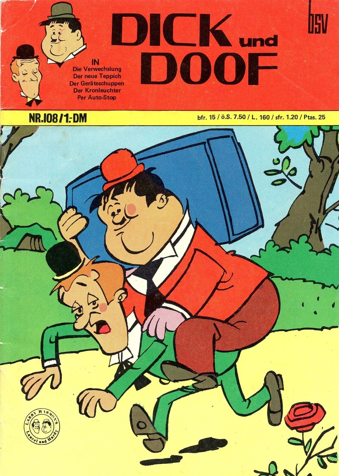 Dick und Doof #108 German language Laurel and Hardy humor comic book ...