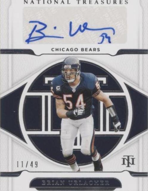 2021 Panini National Treasures - Signatures Brian Urlacher #S-BU /49 ...