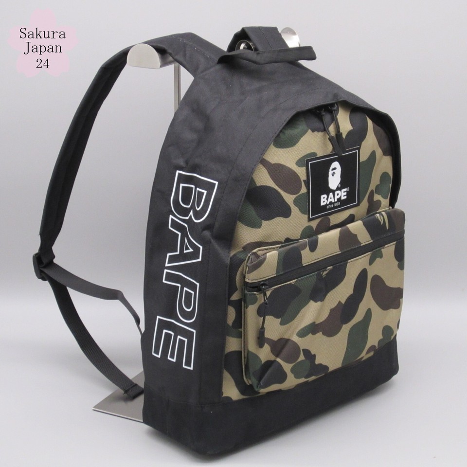 BAPE A Bathing Ape Camo Backpack Daypack 10L 2021 Summer Magazine Free ...