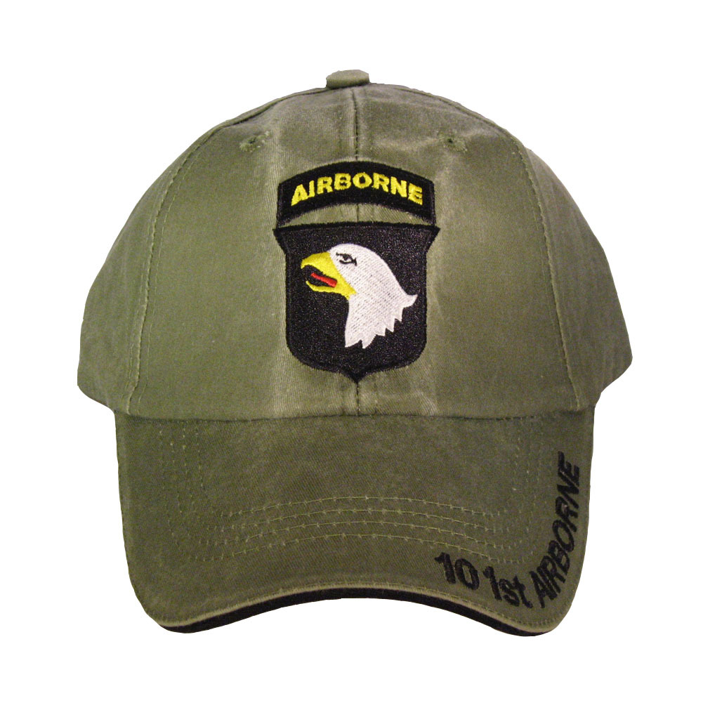 NEW U.S. Army 101st Airborne Division Baseball cap hat. Green.