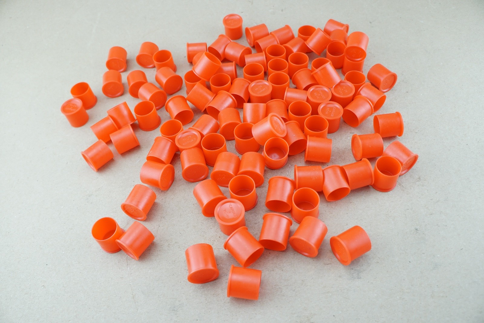 Pack of 100 New Genuine Caplugs RC-14 Red Caps .86" ID Ships FREE | eBay