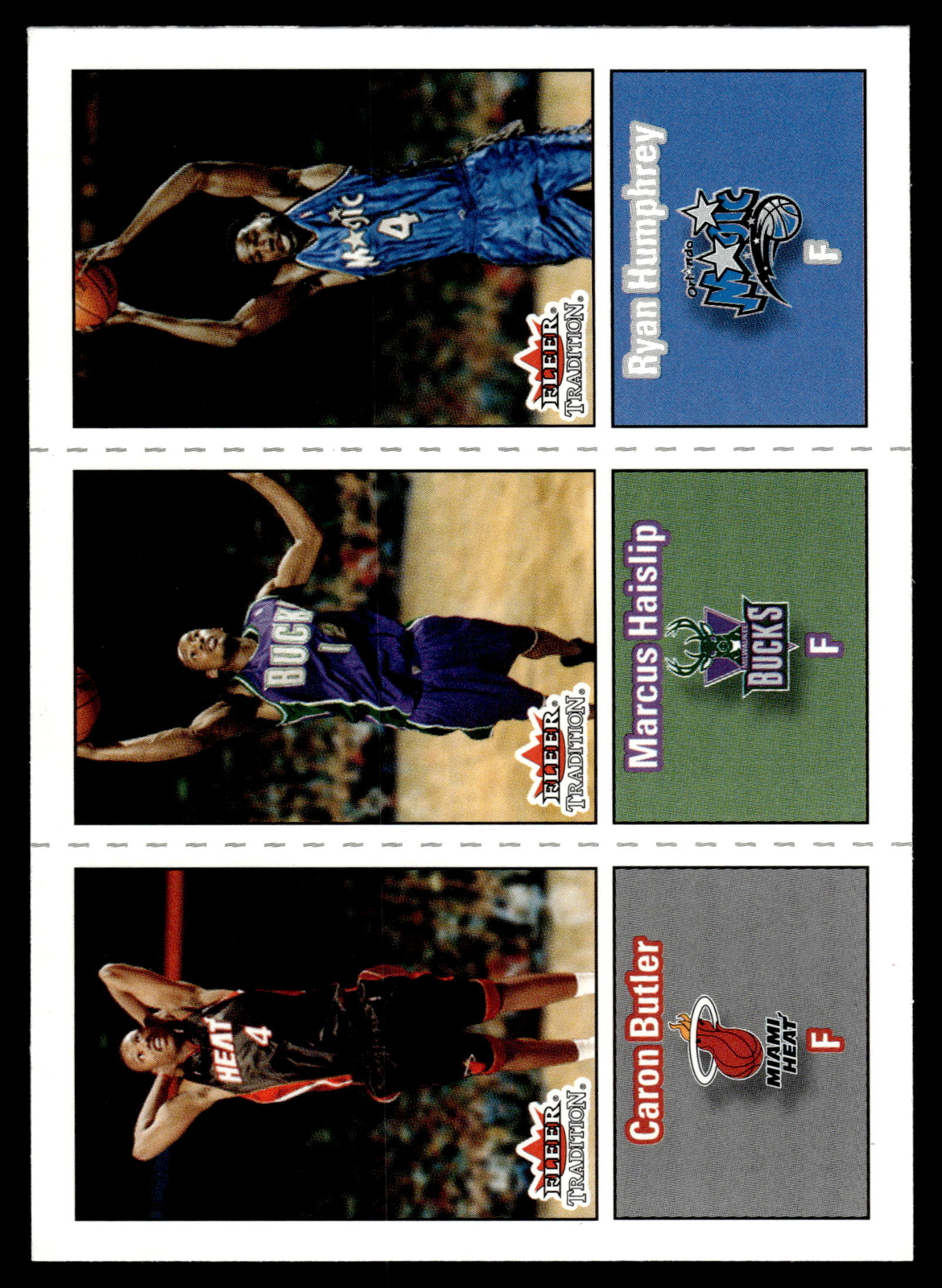 Caron Butler / Marcus Haislip 2002 Fleer Tradition Card #278 | eBay