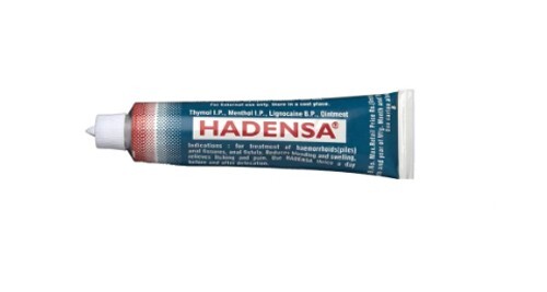 5x Hadensa Ointment Piles Anal Fissures Eczema Itching Pain Bleeding ...