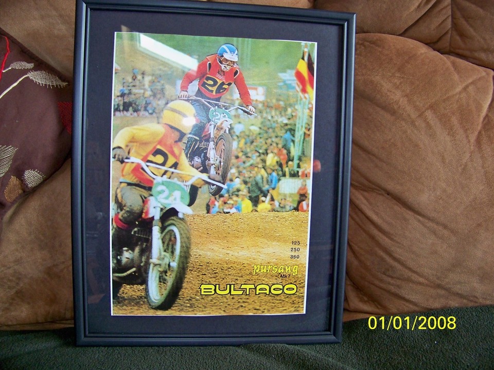 Jim Pomeroy Bultaco Pursang Brochure. MX World Champion | eBay