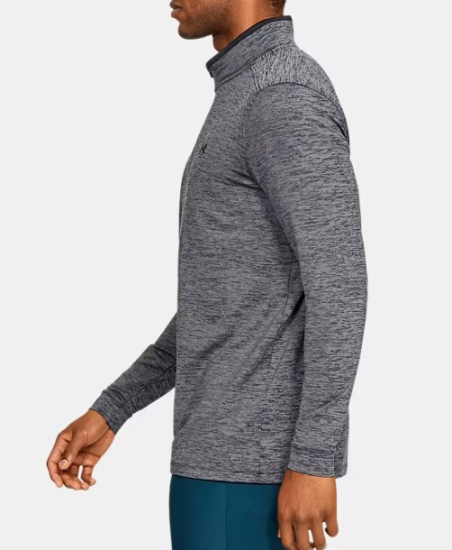 Under Armour NEW MENS XL UA Playoff Golf Zip 2.0 Long Sleeve GRAY Shirt ...