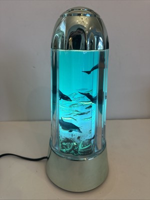 Vintage Tanaka Rotating Fish Lamp Dolphin- Tested Working Awesome See ...