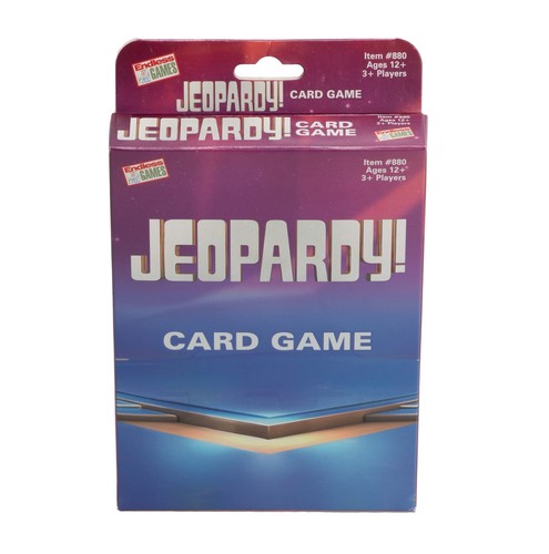 Jeopardy Card Game - Travel Sized Quiz Competition - Fast Paced Party ...