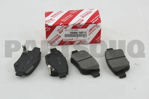 0446658010 Genuine Toyota PAD KIT, DISC BRAKE, REAR 04466-58010 | eBay