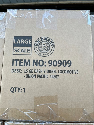 Bachmann 90909 GE DASH 9 - UNION PACIFIC® #9807 (LARGE SCALE) NEW ...