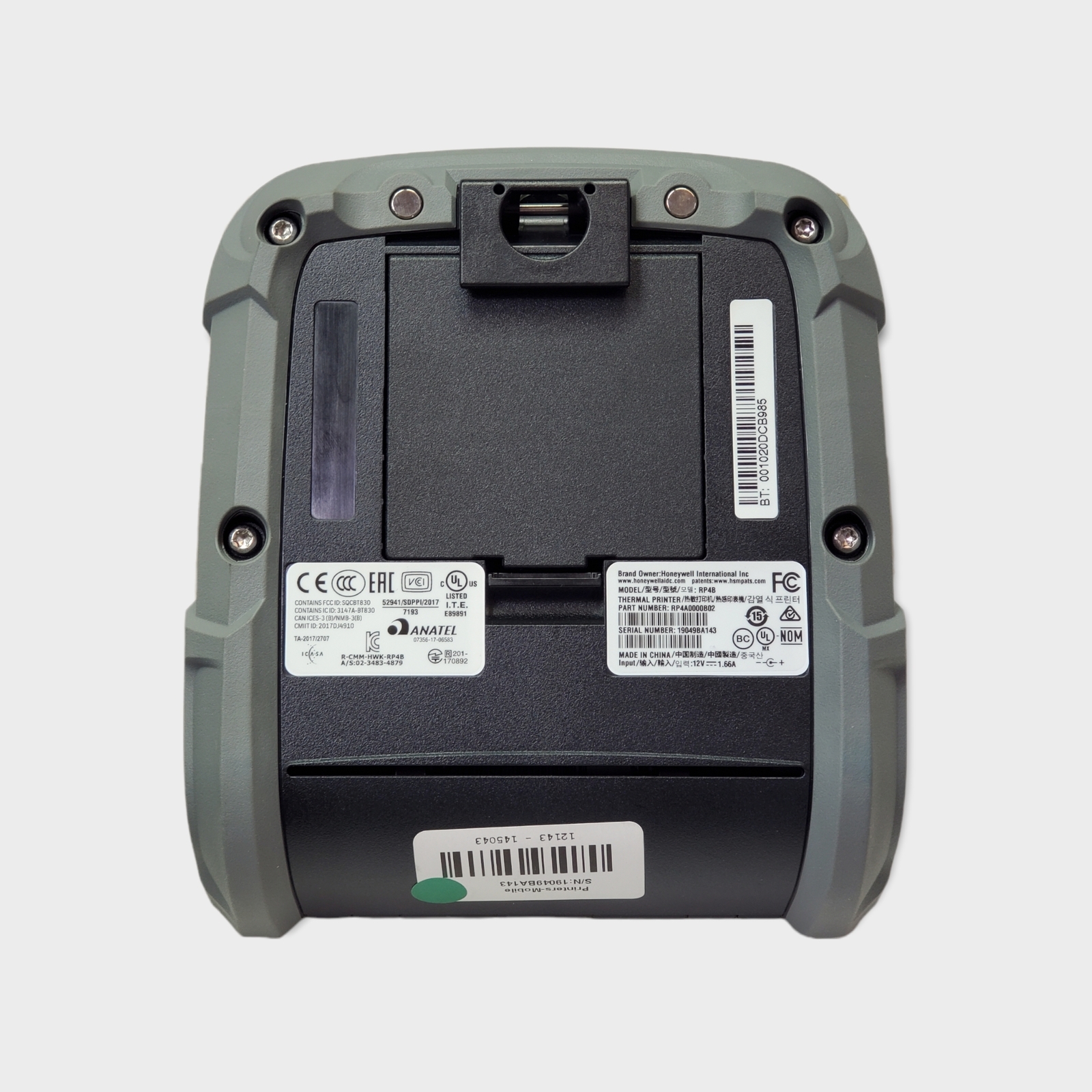 Honeywell Rp4b USB NFC Bluetooth Rugged Mobile Printer for sale online ...